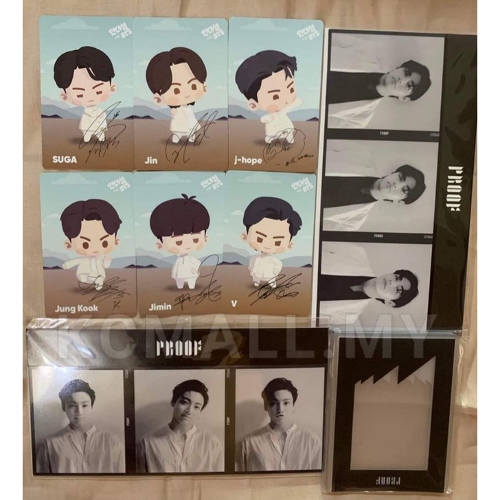 BTS - Proof POB WEVERSE/KTOWN4U/ALADIN/ Album ISLAND PHOTO CARD PRE ...