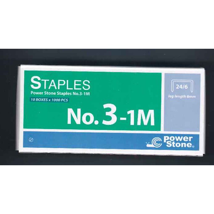 Power Stone Staples No.3-1M (10 small boxes) | Shopee Malaysia