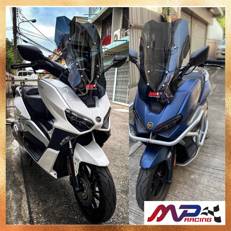 Wmoto ES250i ES250 Windshield,Bracket,Side Mirror,Full Siam Set,Keeway ...