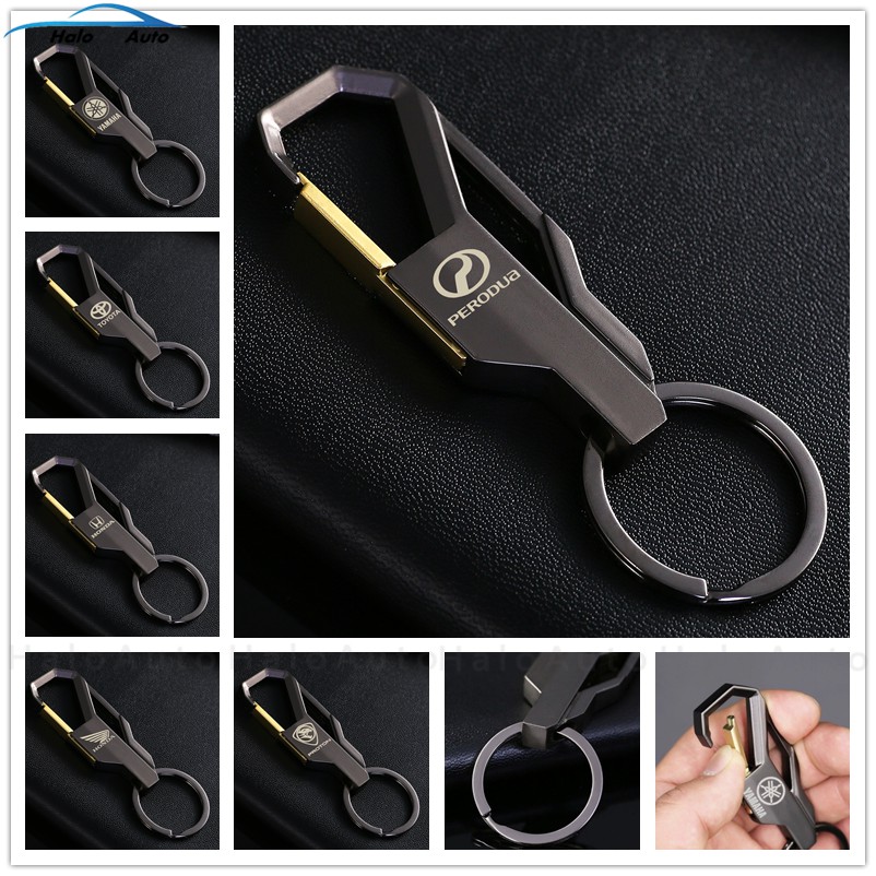 【Customized】New Car Logo keychain Car Keychain Creative Alloy Metal ...