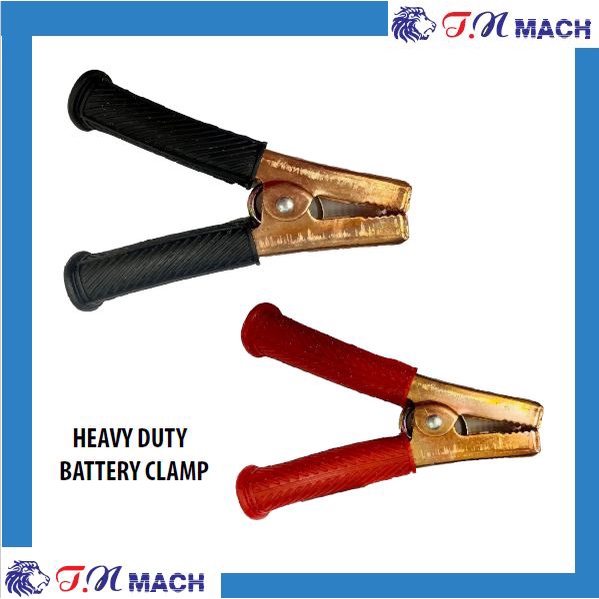 HEAVY DUTY BATTERY CLAMP (BLACK AND RED) | Shopee Malaysia