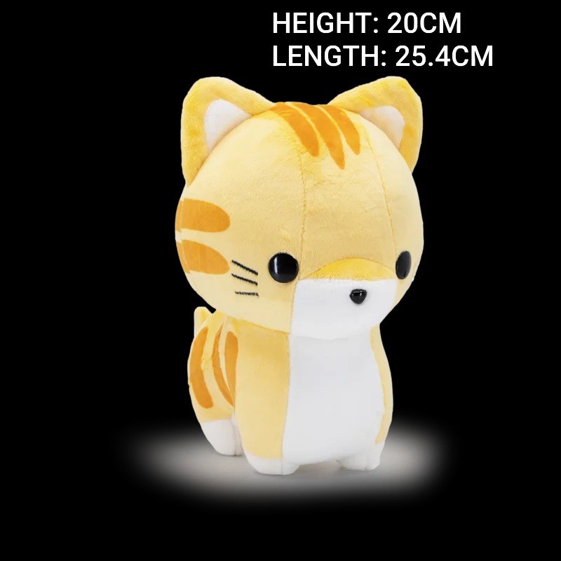 (MEDIUM SIZE) BELLZI TABBI THE TABBY CAT (HEIGHT: 20CM, LENGTH: 25.4CM ...