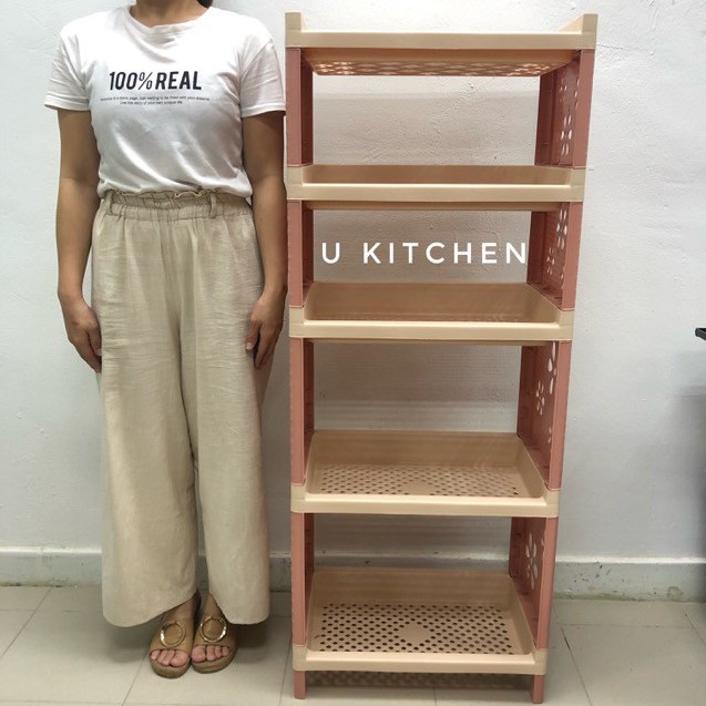 LAVA 5Tier Multipurpose Storage Rack / Rak Plastik Serbaguna / Clothes ...