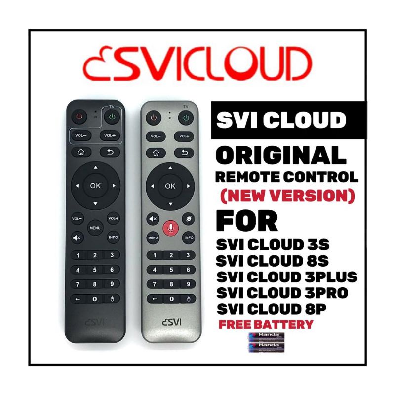ORIGINAL SVI CLOUD 3S 3PLUS 3PRO 8P REMOTE CONTROL (QC CHECK BEFORE ...