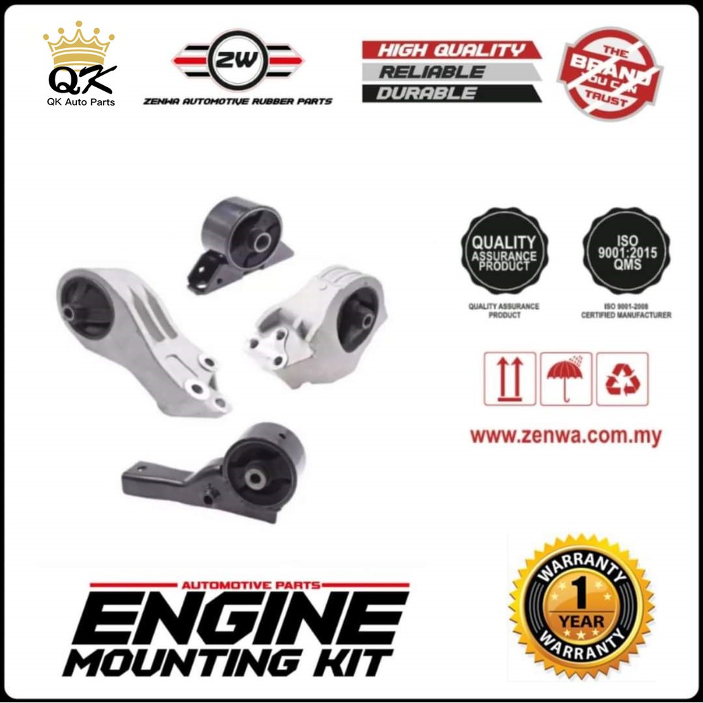 Proton Exora/Preve/Suprima S Turbo Auto Engine Mounting Set (ZW ...