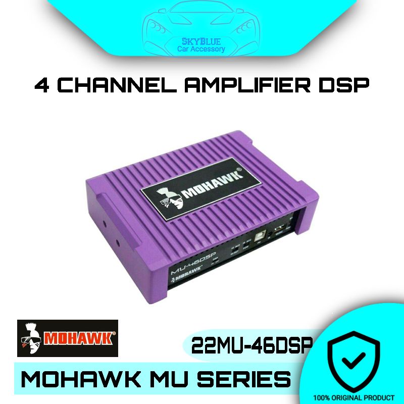 100% Original MOHAWK Car Audio MU SERIES 4 Channel Amplifier DSP - 22MU ...