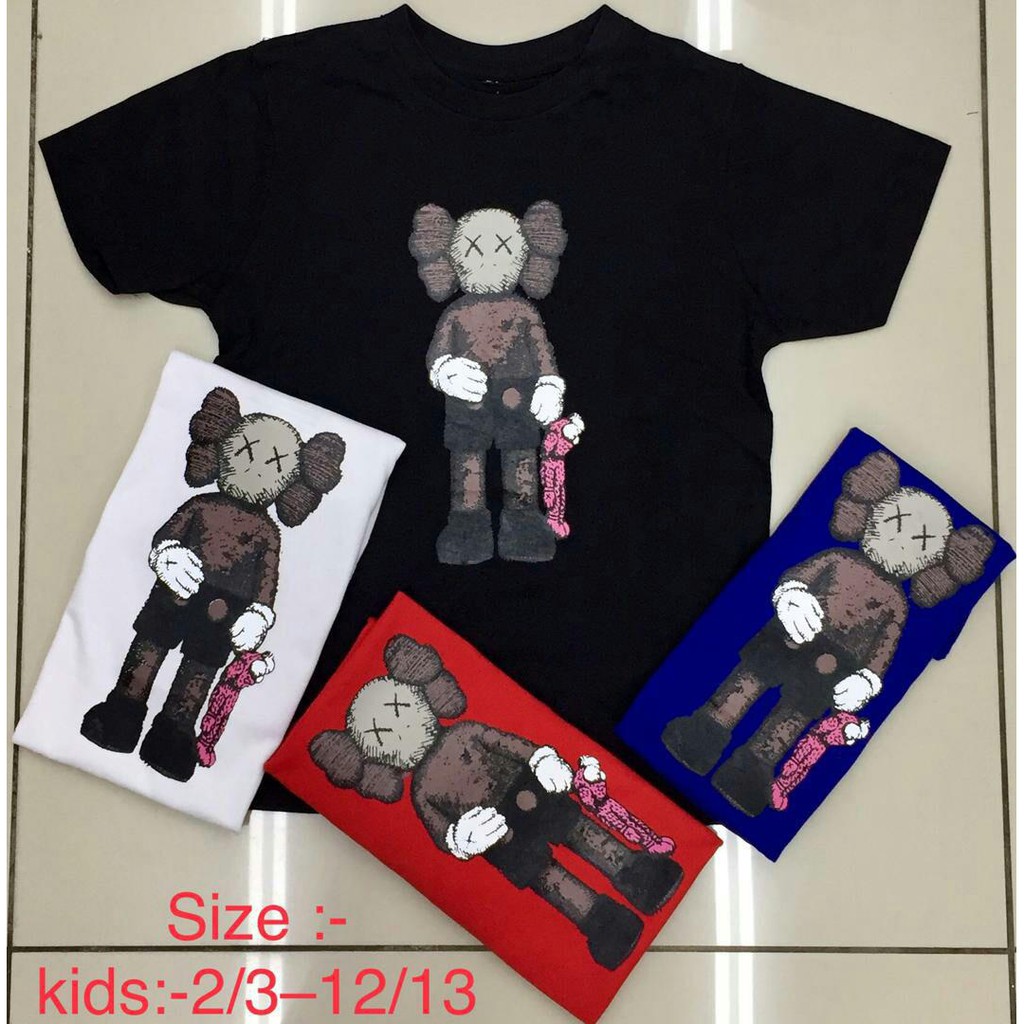 Tshirt Baju Budak KAWS Kids Unisex | Shopee Malaysia