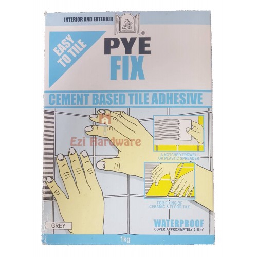 Cement Based Waterproof Tile Adhensive PYE Fix 1kg | BeeCost
