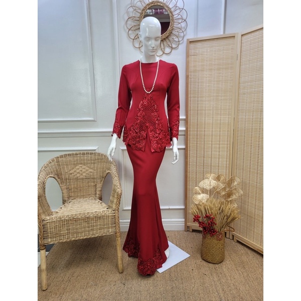 Geena (S M L XL) Kebaya Mini (kebaya pendek) | Shopee Malaysia