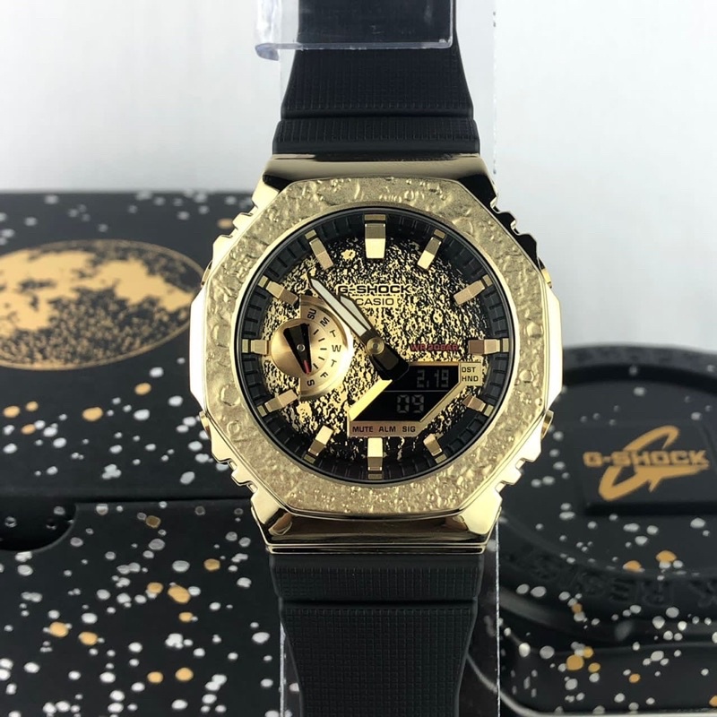 Casio G-Shock Limited Edition Moon Lunar Bezel Steel Casing GM-2100MG-1 ...