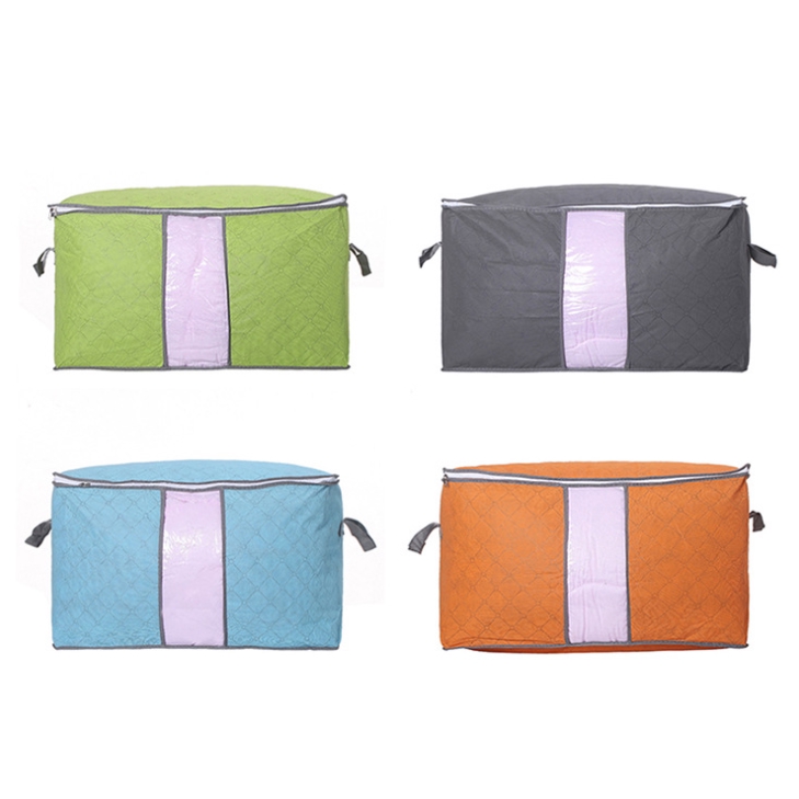 Foldable Bamboo Charcoal Storage Box Kotak Pakaian Mudah Disimpan ...