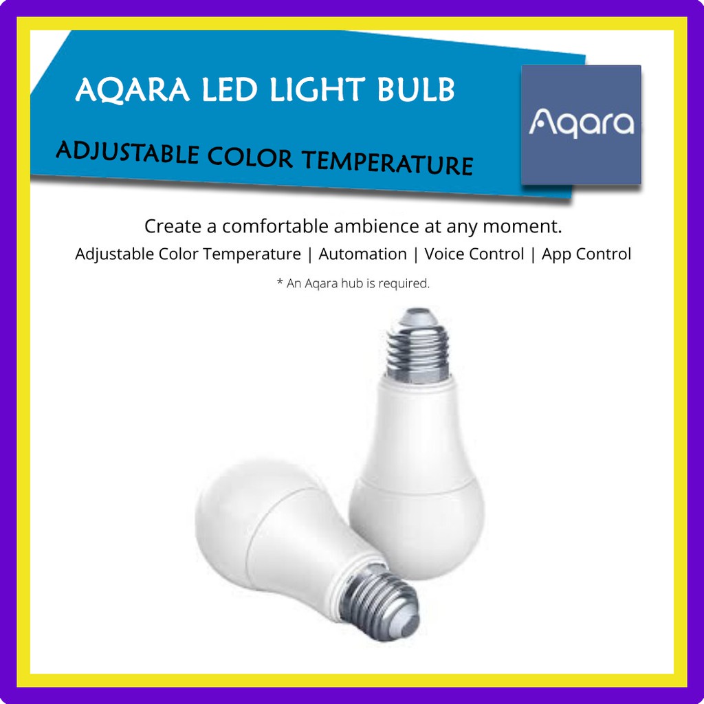 Xiaomi Subsidiary AQARA LED Light Bulb - Tunable White - Control Light ...