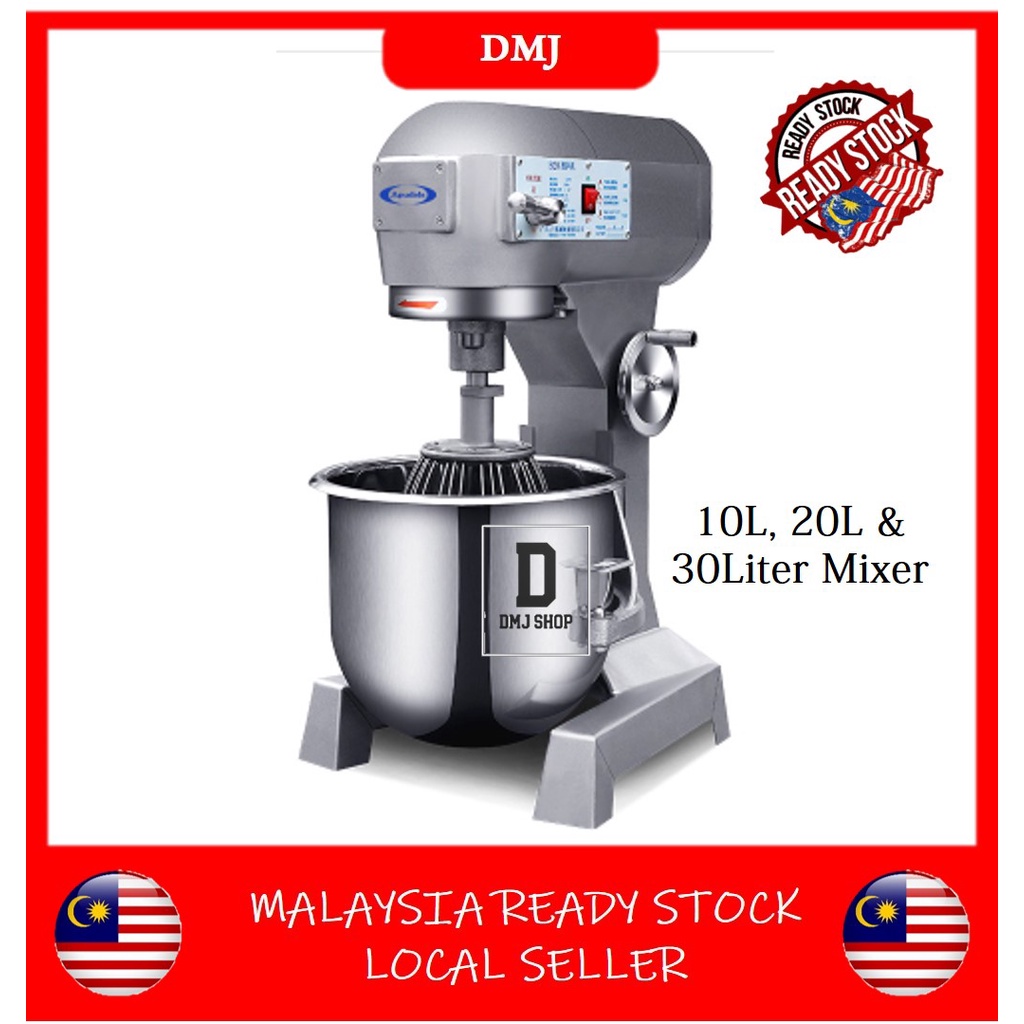 Commercial Mixer 20L & 30L Kneading Flour Mixer Cake Bun Egg Beater ...
