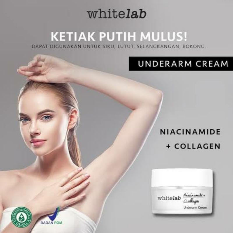 Whitelab Brightening Underarm Cream Niacinamide + Collagen 20 gr ...