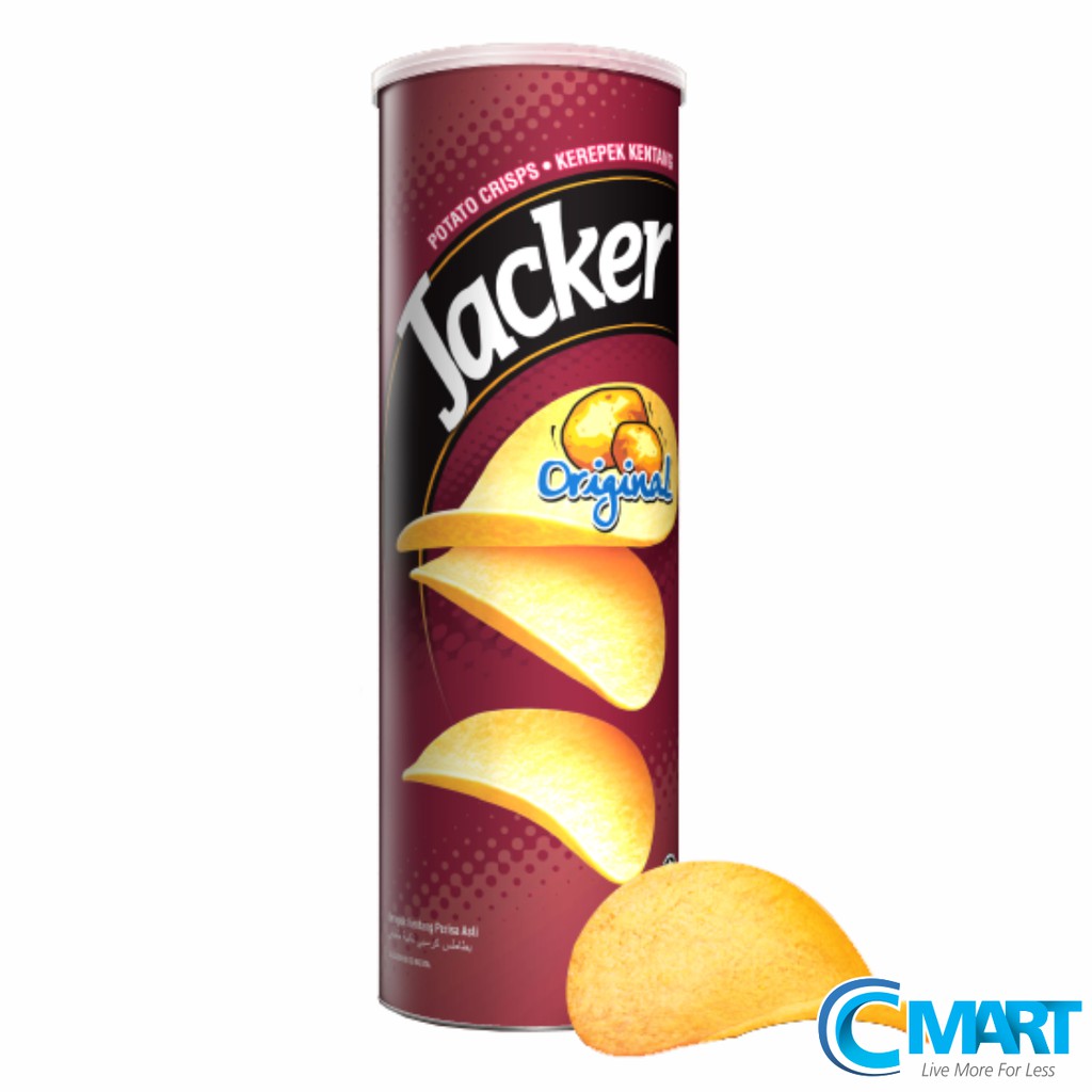 JACKER Potato Crisps Original 160gm | Shopee Malaysia