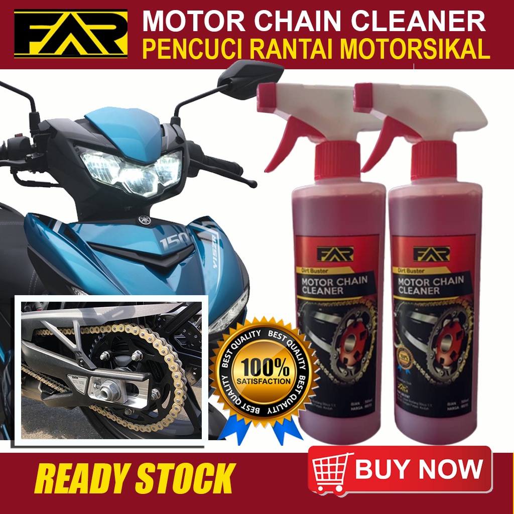 FAR spray MOTOR CHAIN CLEANER Pencuci Rantai Motorsikal chain cleaner ...