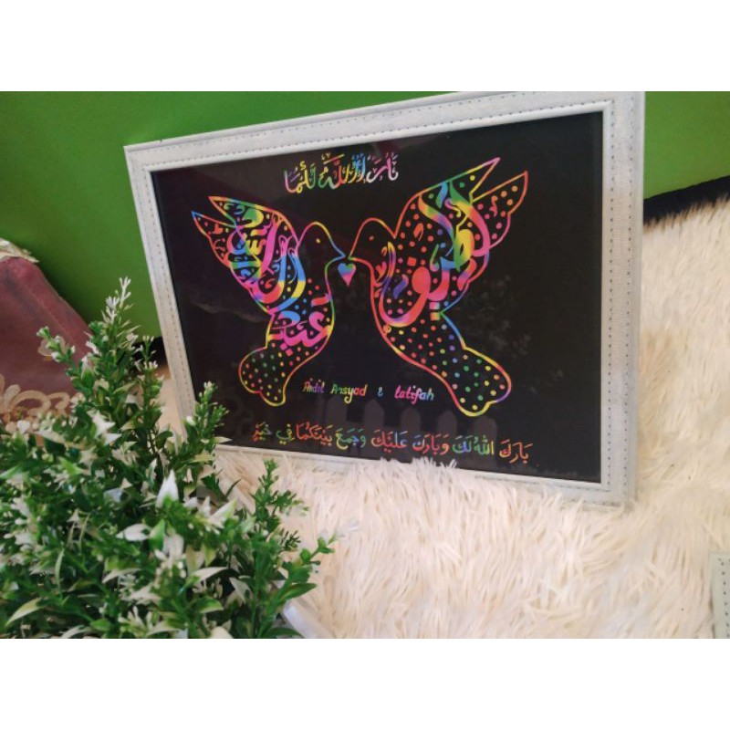 frame khat cantik dan viral size a4 | Shopee Malaysia