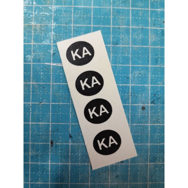 Sticker KA untuk lori diecast kontena DIY scale 1:32 | Shopee Malaysia