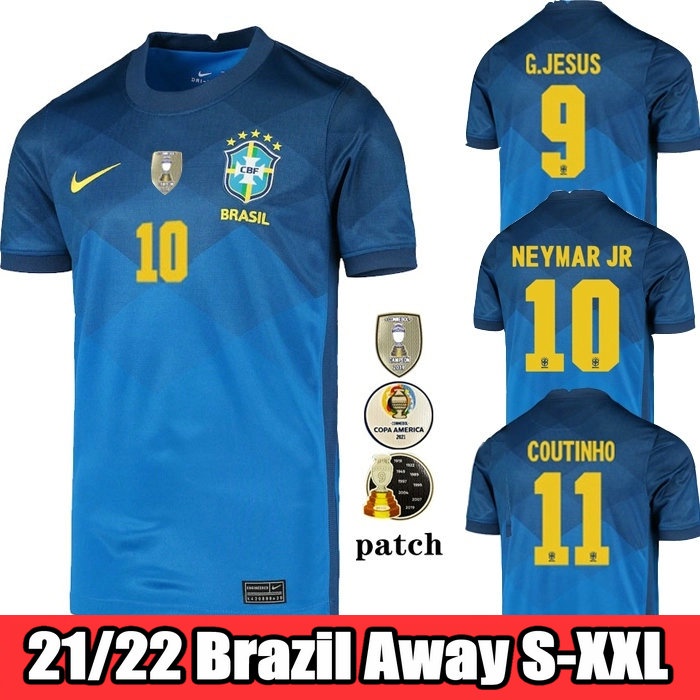 2021 22 Brazil away Shirt National Team Americas Cup football shirts 20 ...