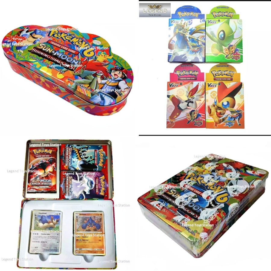 POKEMON TRADING CARD GAME METAL BOX | Shopee Malaysia