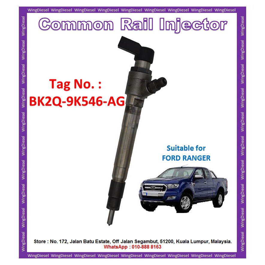 100% New Ford Ranger Diesel Fuel Pump Common Rail Injector | Shopee ...