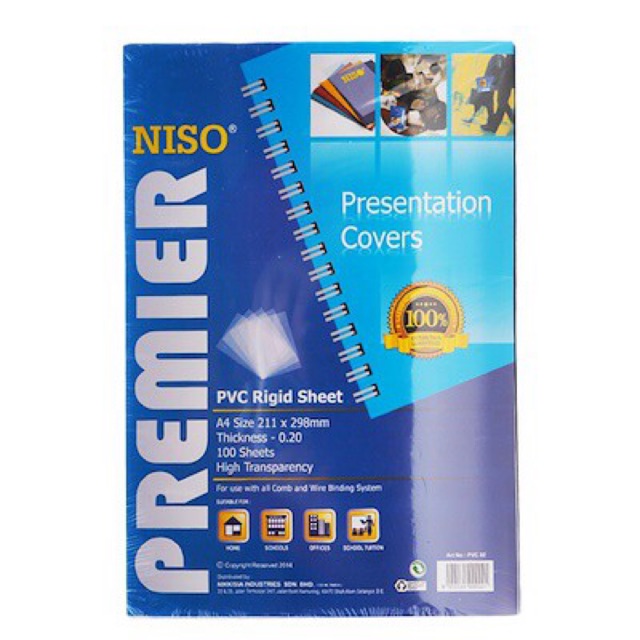 A4 0.18mm rigid sheet/ binding cover/ transparent cover/plastik cover ...