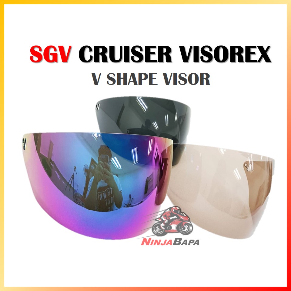 SGV Cruiser 2 / KH Cruiser / LTD VTEC Kids / XDOT G118 Half Cut Visorex ...
