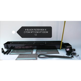 Dophin Aquarium Top Filter Box [P1108] 48" x 4.5" x 6.5'' (XXL ...