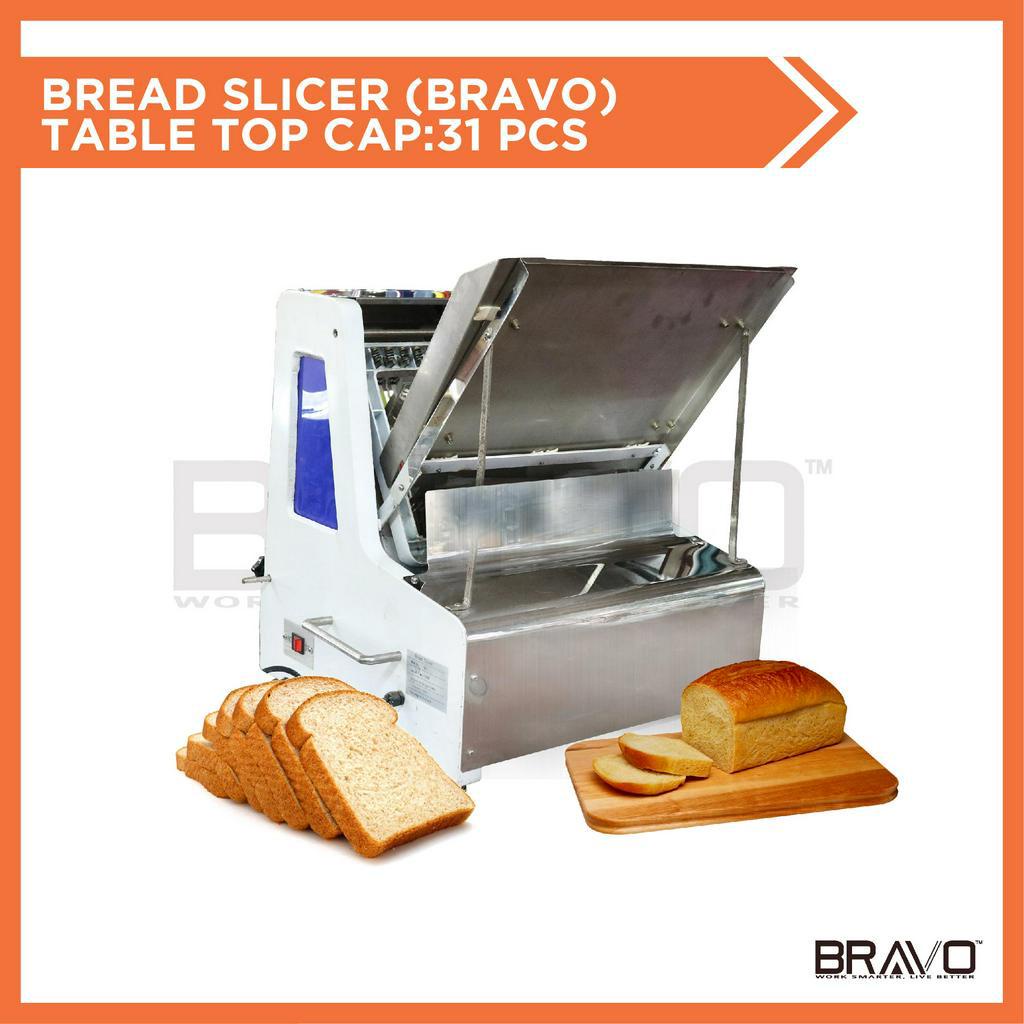 Bravo Bread Slicer Machine Table Top Capacity: 31 pcs | Shopee Malaysia