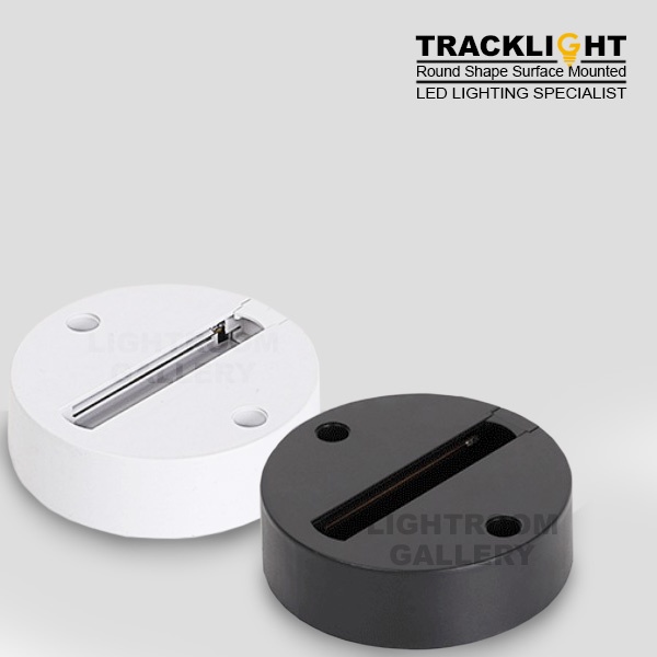 Round Shape Tracklight Surface Mounted Base / Round Base for Track ...