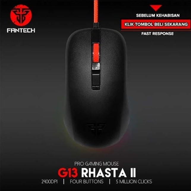 Fantech G13 Rhasta Ii Original Gaming Mouse Official Guarantee | Shopee ...
