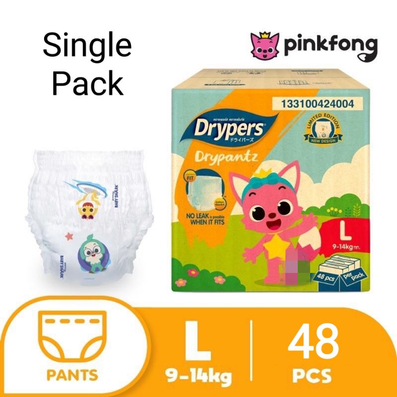 Drypers Drypantz Pinkfong Cocomelon Single Pack (L/XL) | Shopee Malaysia