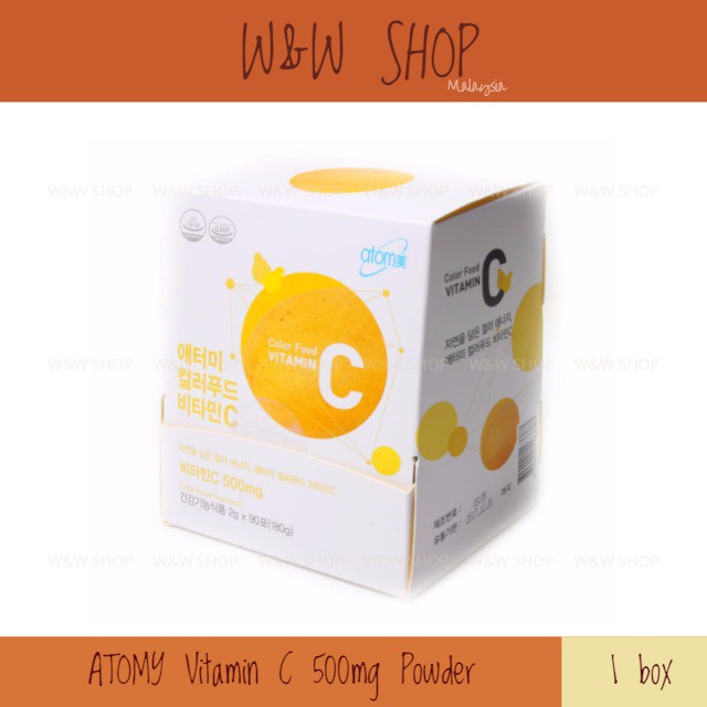 [READY STOCK] Atomy Vitamin C 500mg Powder 艾多美维他命C | Shopee Malaysia
