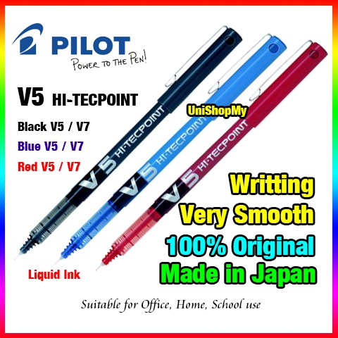 Pilot V5 / V7 Hi-Tecpoint Liquid Ink Pen | Shopee Malaysia