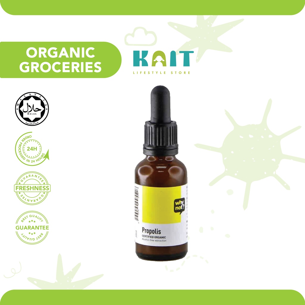 WHY NOT Organic Propolis for Baby & Adult 30ml (12m+) | Shopee Malaysia
