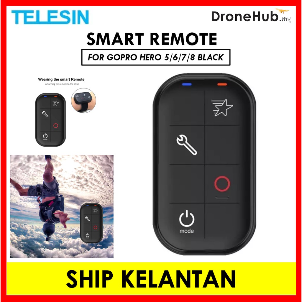 Telesin Smart Remote Control For GoPro ( Ship From Kelantan ) | Shopee ...