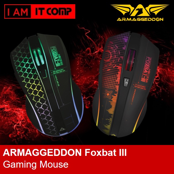 ARMAGGEDDON Mikoyan Foxbat-III RGB Rechargeable Wireless Gaming Mouse ...
