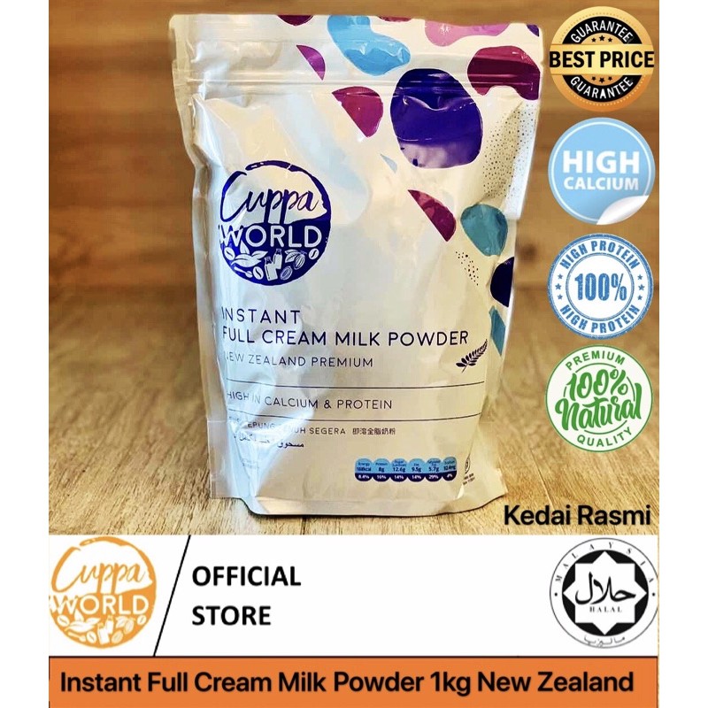 Cuppa Instant Full Cream Milk Powder 1kg | Shopee Malaysia