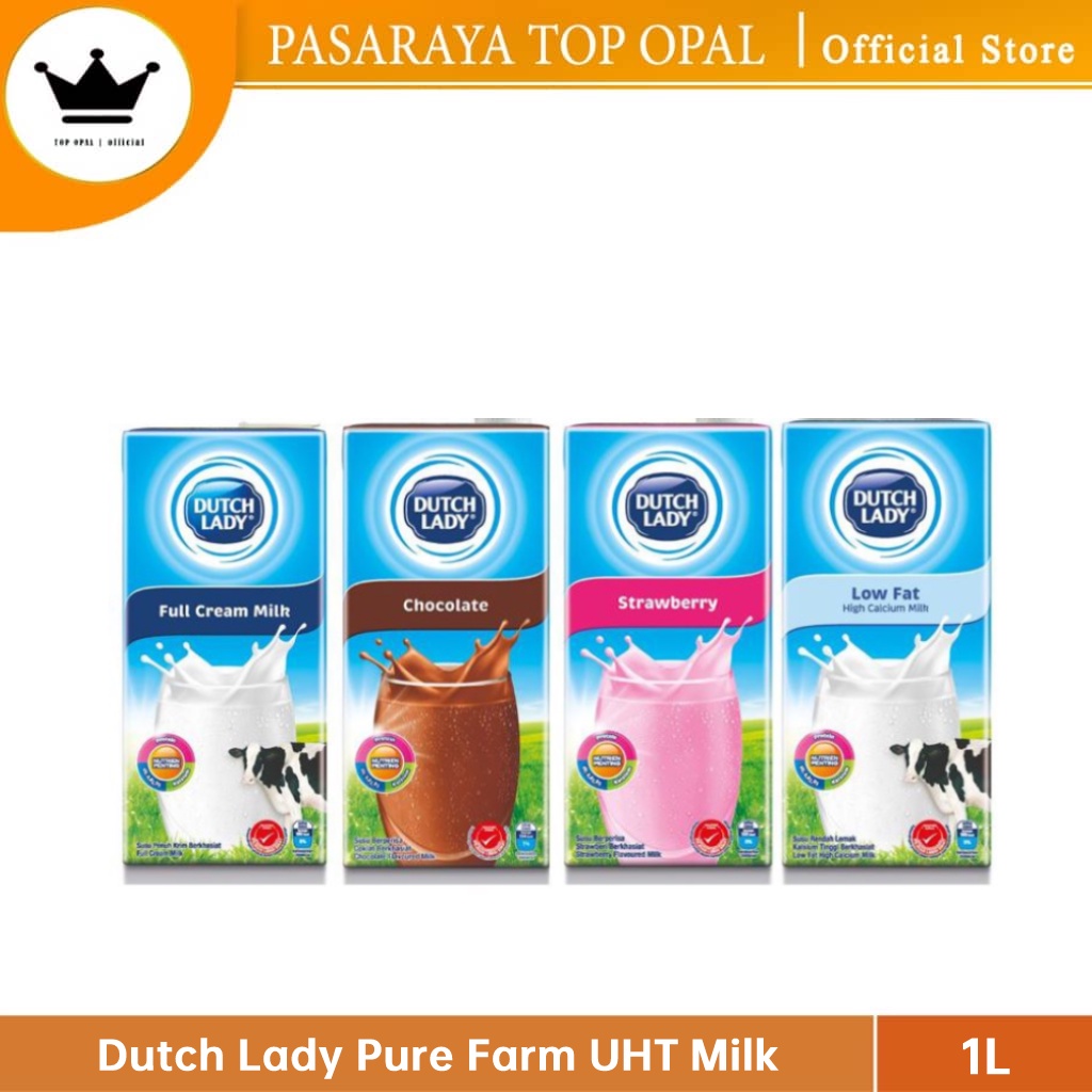 Dutch Lady UHT Pure Farm Milk 1L | Shopee Malaysia
