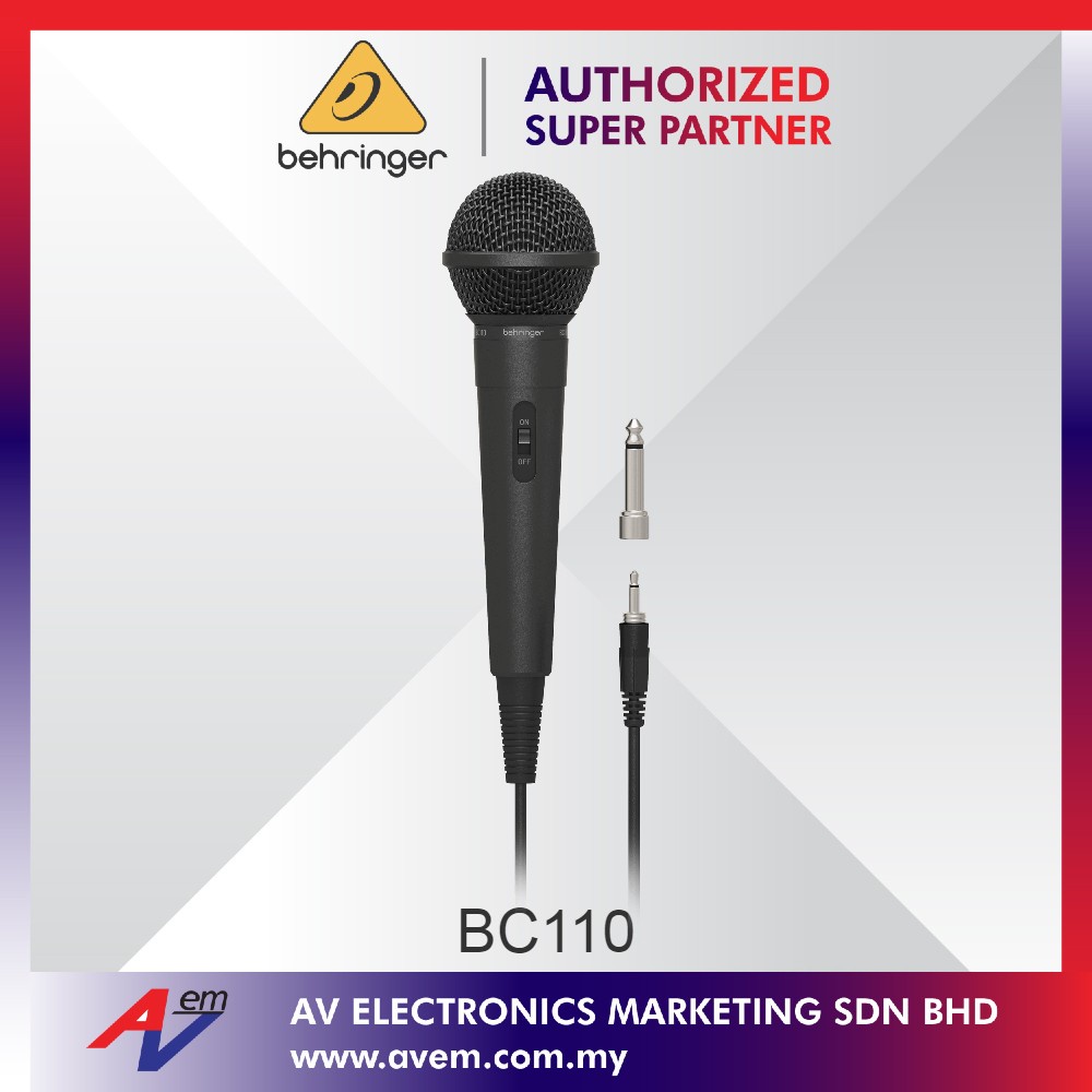BEHRINGER BC110 All-In-One Dynamic Vocal Microphone Set | Shopee Malaysia