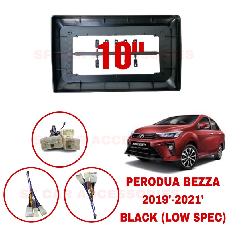 10” Inch Android Player Casing Perodua Bezza Small/Long Low/High Spec ...