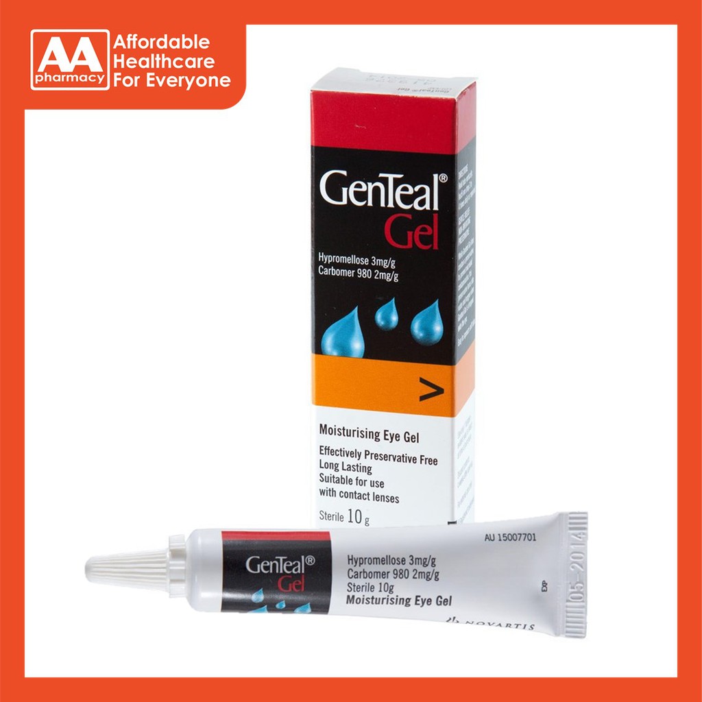 GENTEAL GEL STERILE LUBRICANT EYE GEL 10G | Shopee Malaysia