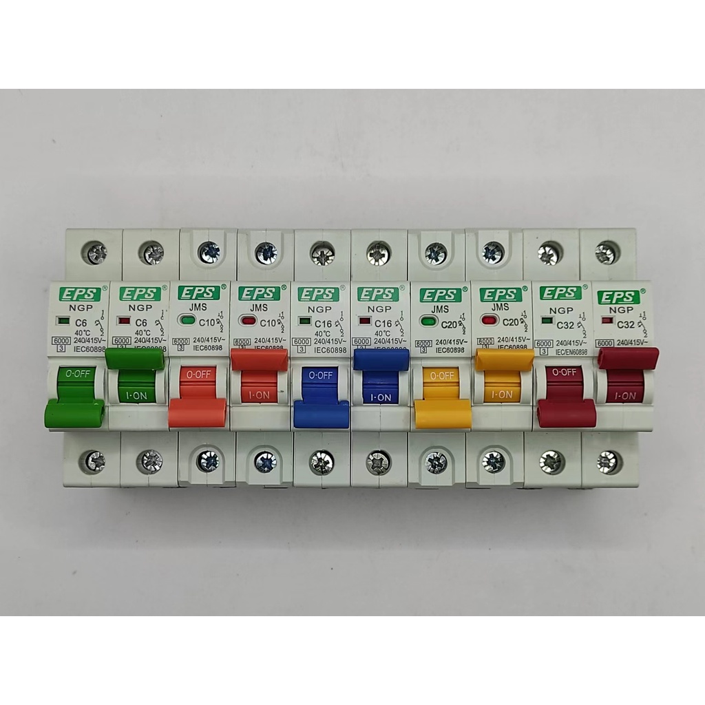 EPS 1Pole MCB 6a/10a/16a/20a/32a Miniature Circuit Breaker(Sirim ...