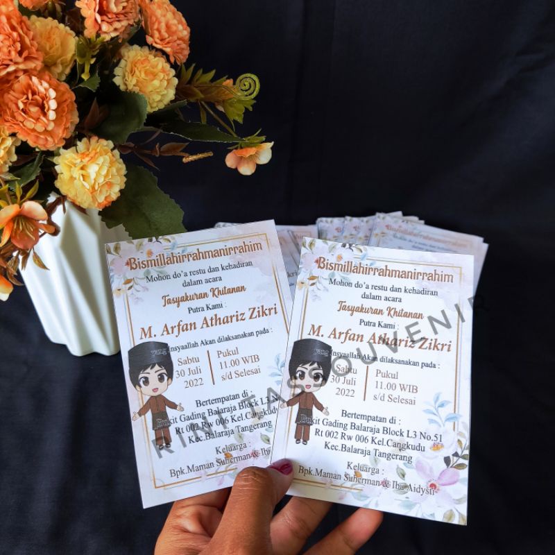 Circumference Invitation, Circumcision Invitation, Circumcision Bag ...