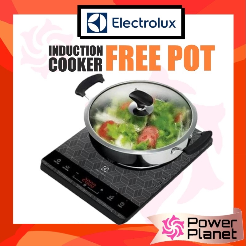 Electrolux Induction Cooker ETD29PKB (FREE POT) | Shopee Malaysia