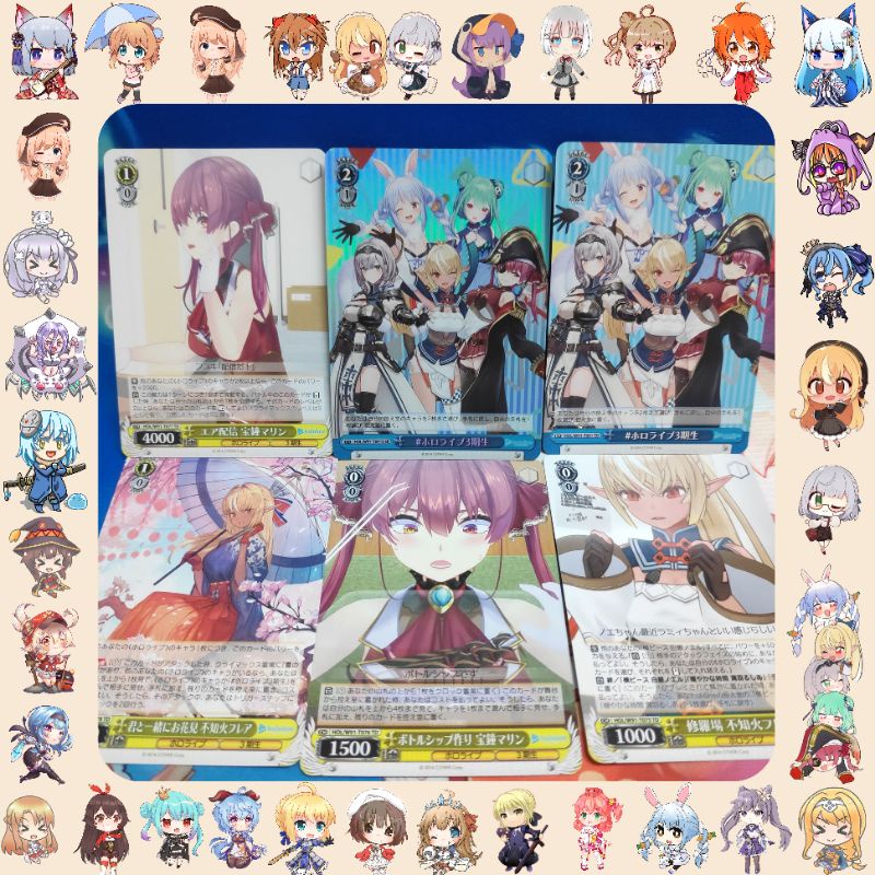 Bushiroad Weiss Schwarz WS Hololive Production Gen 3 Trial Deck HOL/W91 TD Card Generation 3 ...