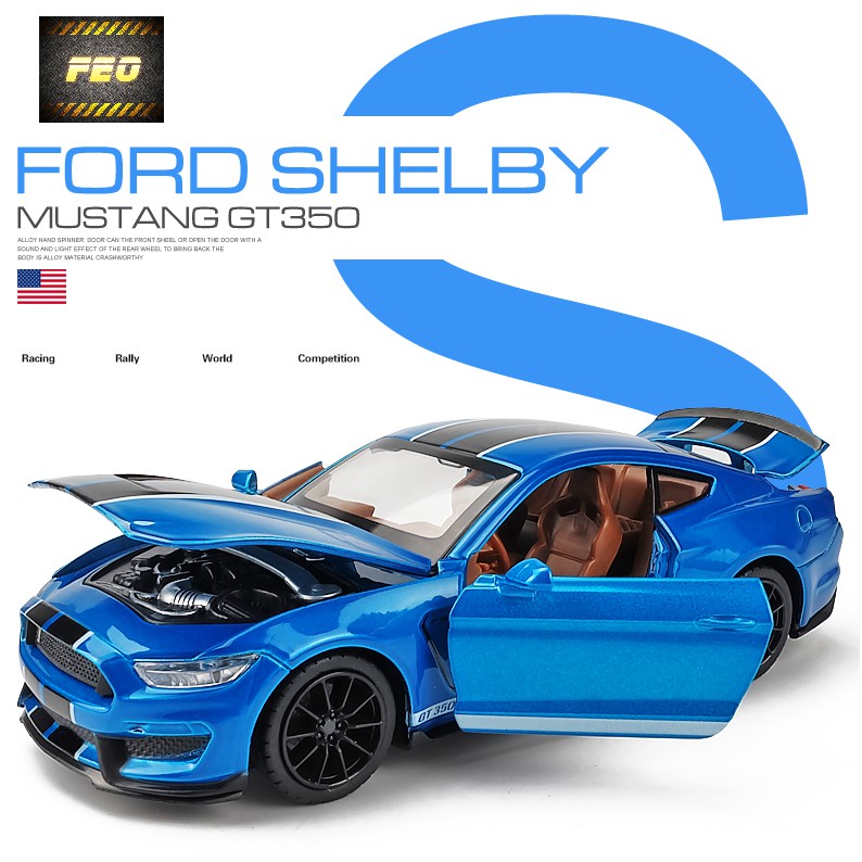 FEO Ford Mustang Shelby GT350 Diecast Model Toy Vehicle Alloy Diecast ...