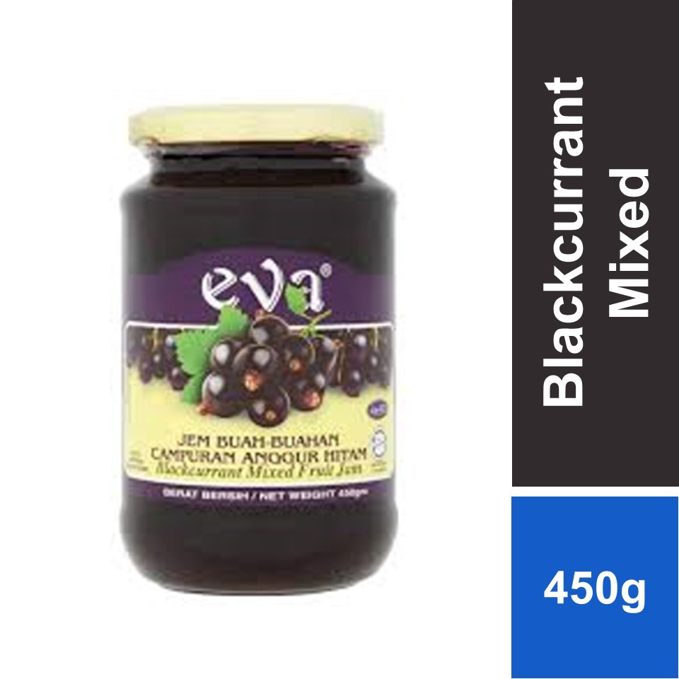 Eva Blackcurrant Mixed Fruit Jam 450g | Shopee Malaysia