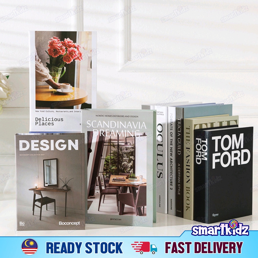 [1pcs] Fake Designer Book | Display Decor Book | Fake Books | Nordic ...
