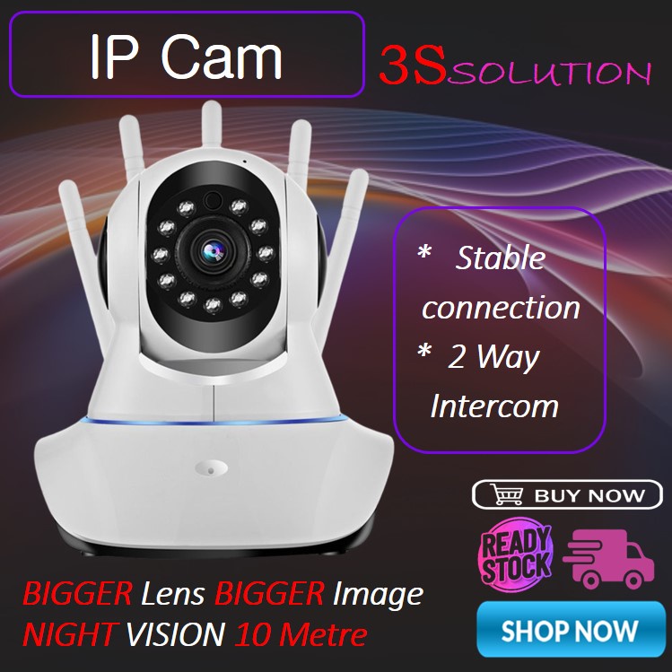 WIFI PTZ Camera/IP Camera/Wireless IP Camera/FHD Wireless Camera/Night Vision Camera | Shopee ...